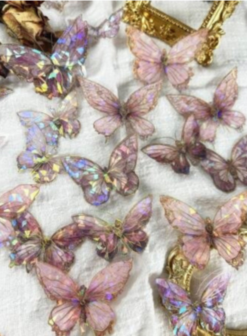 CRYSTAL PURPLE BUTTERFLY TOPPER – Across The Board Cake Decorating